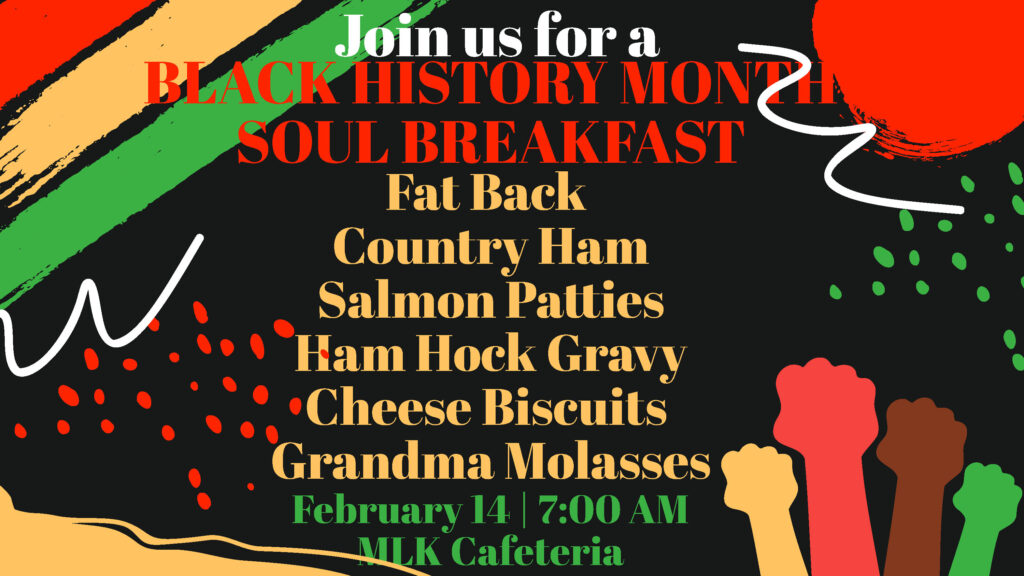 Black History Month Soul Breakfast - Saint Augustine's University